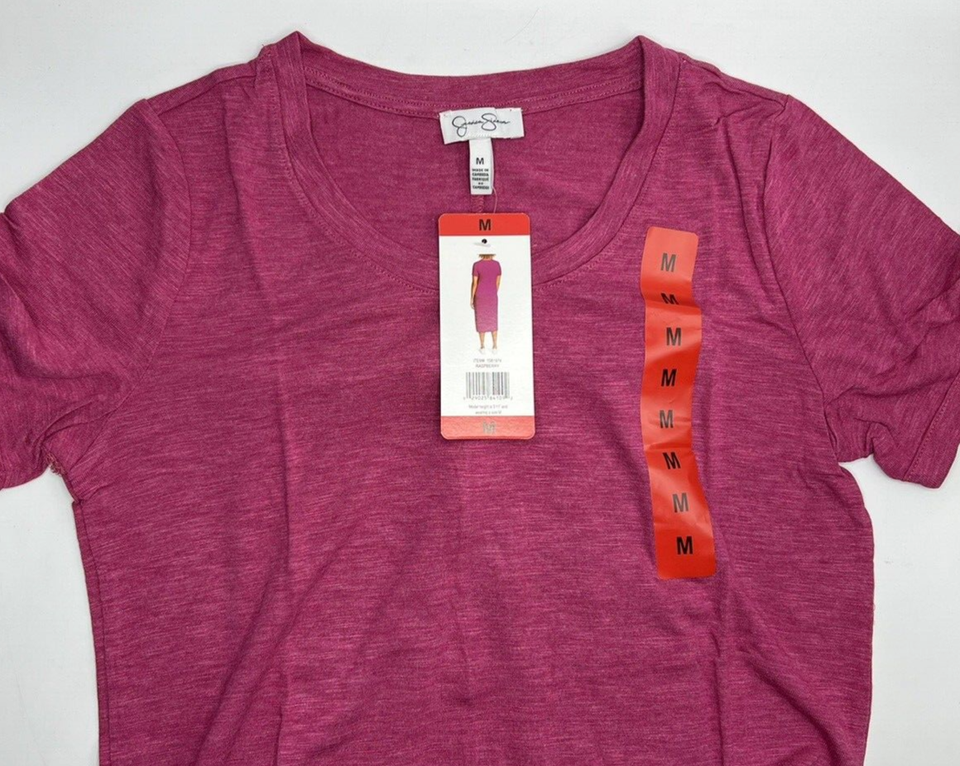 Women's Size M Jessica Simpson Midi Dress Scoop Neck Side Slit Color ...