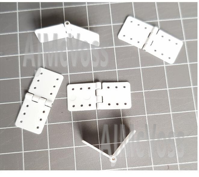 Nylon & Pinned Hinge For RC Airplane Plane Parts Model Replacement 24 ...