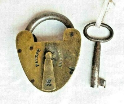Original 1930's Old Antique Unique V R Crown Patent Seal Engraved Brass ...