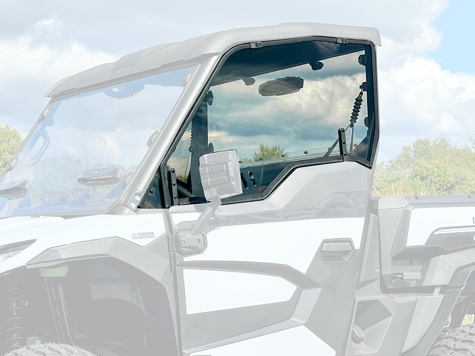 Kawasaki Ridge Hard Upper Doors Windows Kit Vents Vented Tinted 2024 ...
