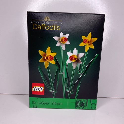 LEGO Daffodils 40646 Flowers Botanical Collection Bouquet Floral Set 18 ...