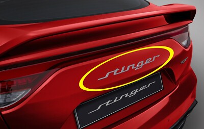 Genuine OEM Rear Trunk Stinger Letterring Aluminum Emblem For 2022+ Kia ...