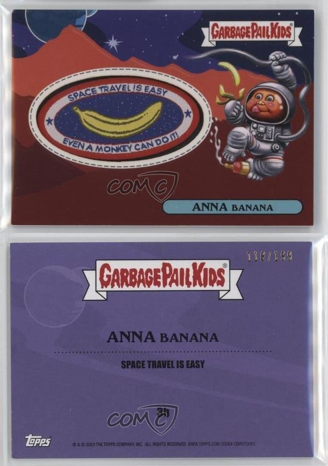 2023 Garbage Pail Kids Intergoolactic Mayhem GPK /199 Anna Banana #3b ...