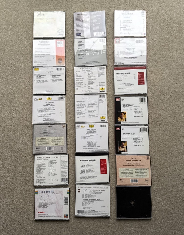 Classical Symphony Opera Music 21 CDs Brahms Shostakovich Beethoven ...