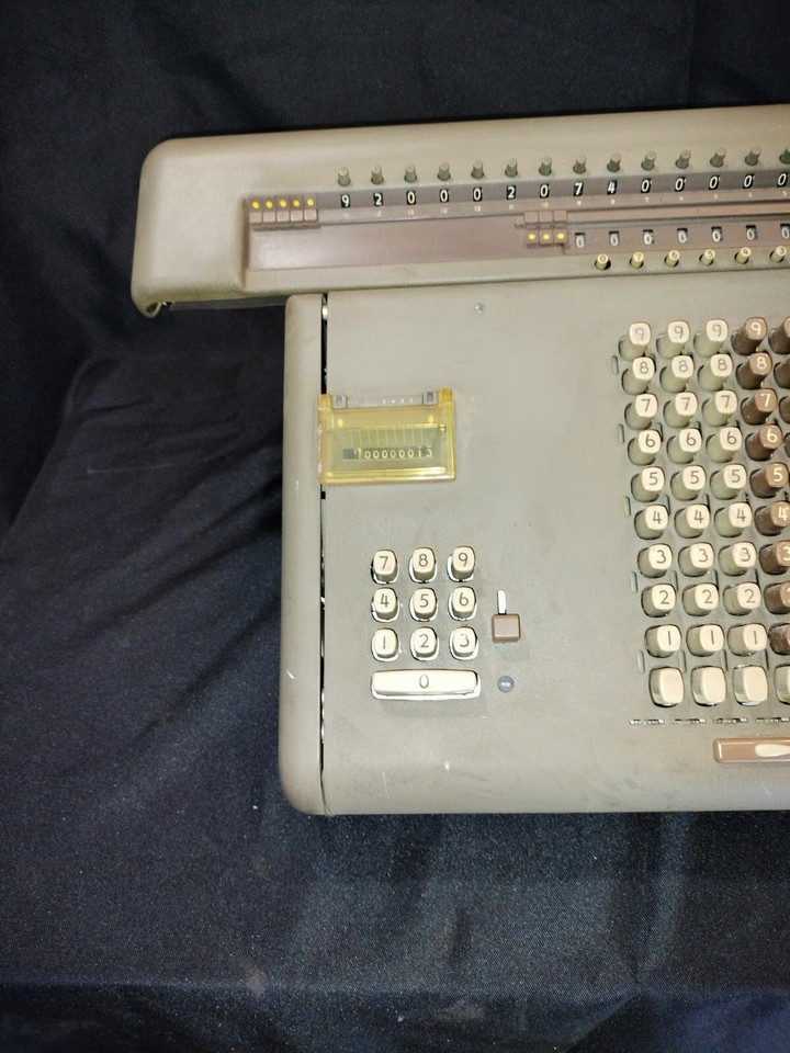 Friden SW 8 Mechanical Calculator, Powers Up, Clear Key Stuck, As Found ...