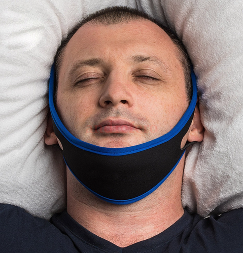 Anti Snore Chin Strap Stop Snoring Sleep Apnea Belt Jaw Support Safety ...