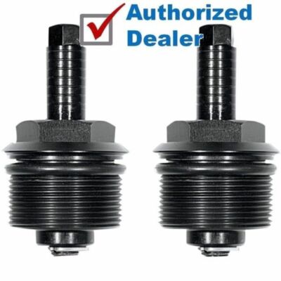 Speed Merchant Black 39mm Fork Spring Tube Preload Adjusters Cap Pair ...