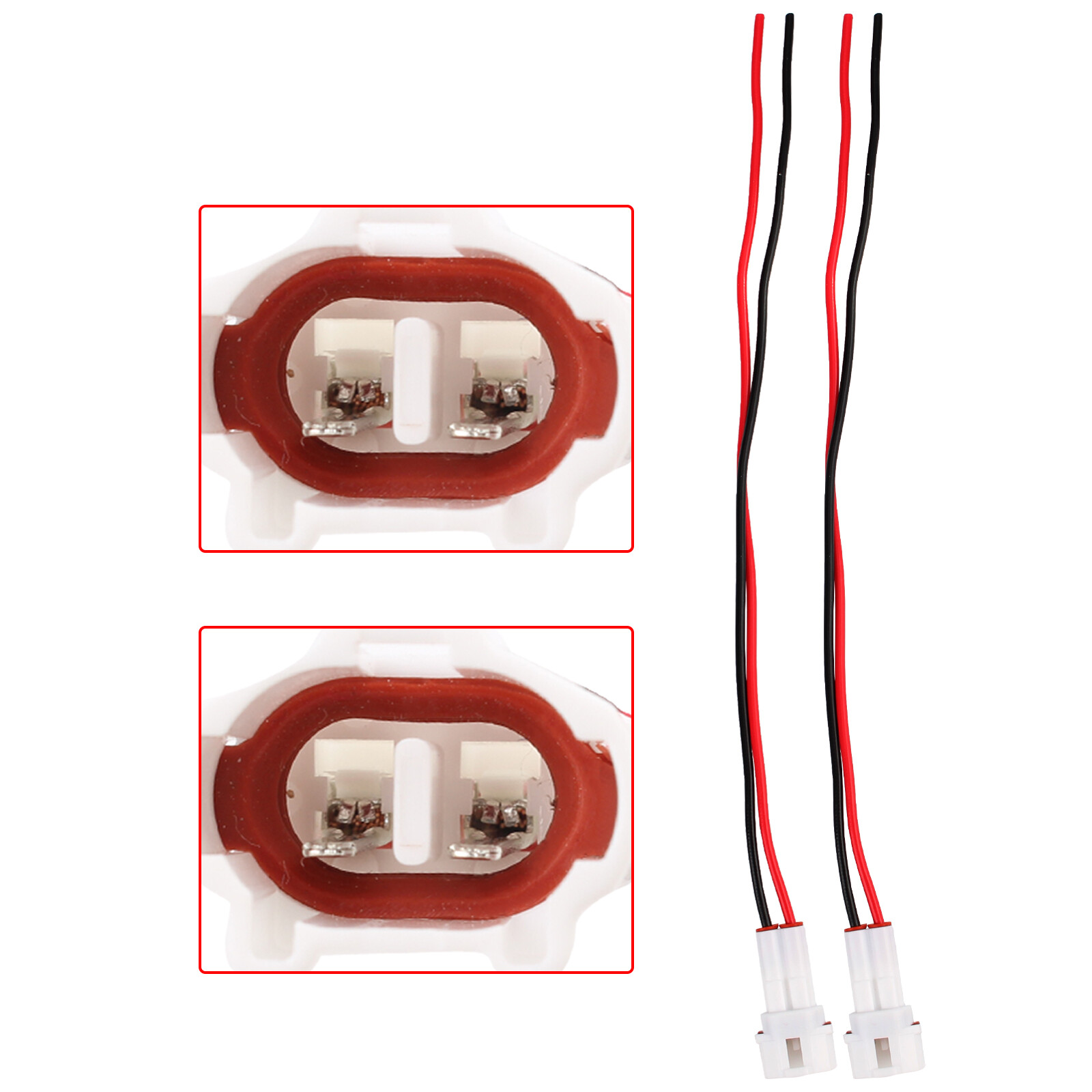 For Yamaha 2018-2021 WOLVERINE 850 X2 X4 2pcs Power Lead Pigtail Plug ...