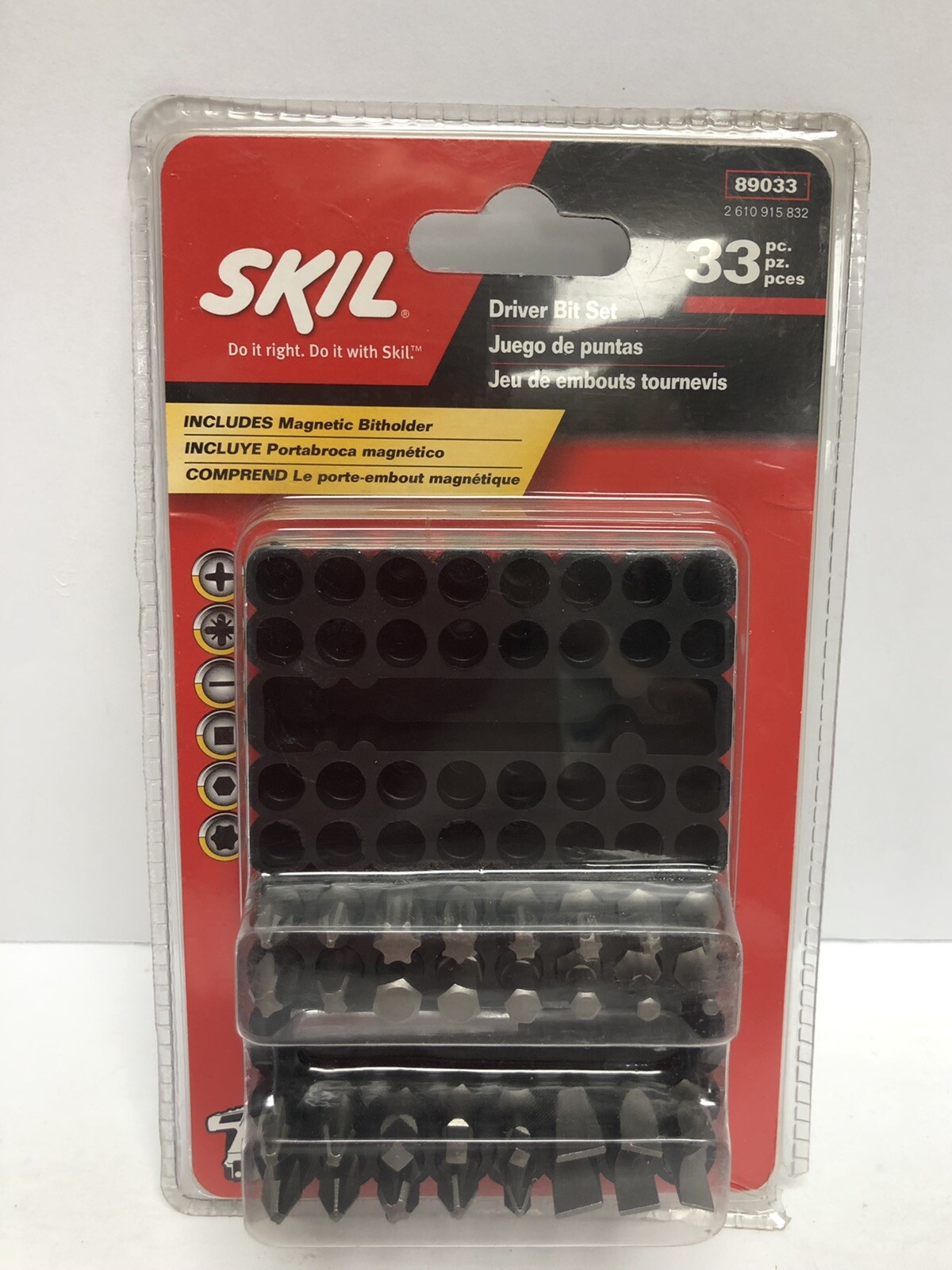 Skil SGK89033, 33PC Driver Bit Set & Mag Bit Holder & Case | eBay
