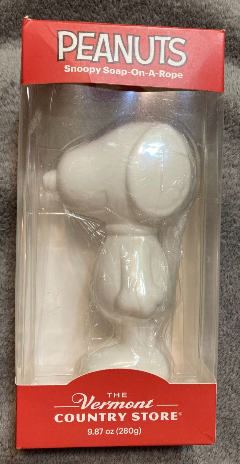 Peanuts Snoopy Soap-On-A-Rope The Vermont Country Store 9.87 oz. 6 ...