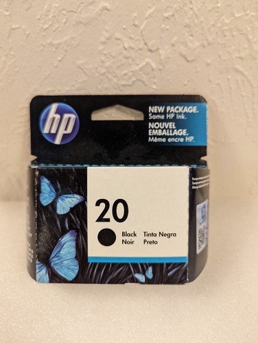 HP 20 Black Ink Cartridge | eBay