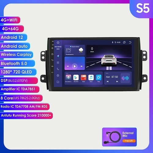 Subwoofer Android 12 Carplay Aux Car Stereo Radio 64GB For 2006-2013 ...