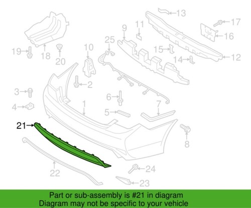 GENUINE! REAR LOWER VALANCE PANEL FOR HYBRID HYUNDAI SONATA 11-15 ...