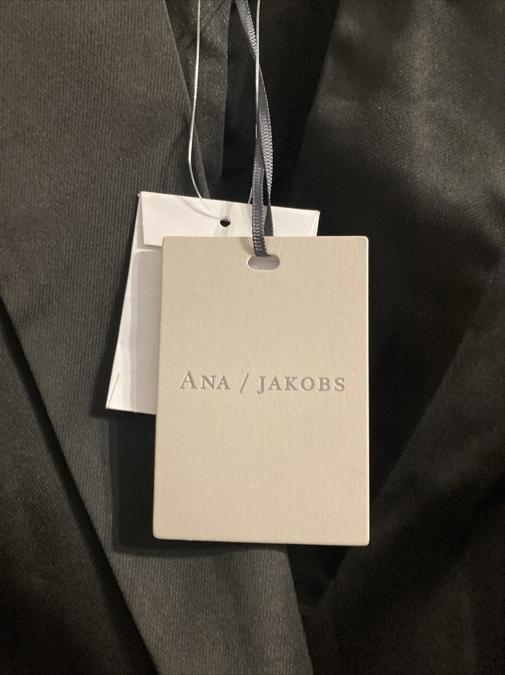 Ana jakobs womens black blazer xs, bnwt | eBay