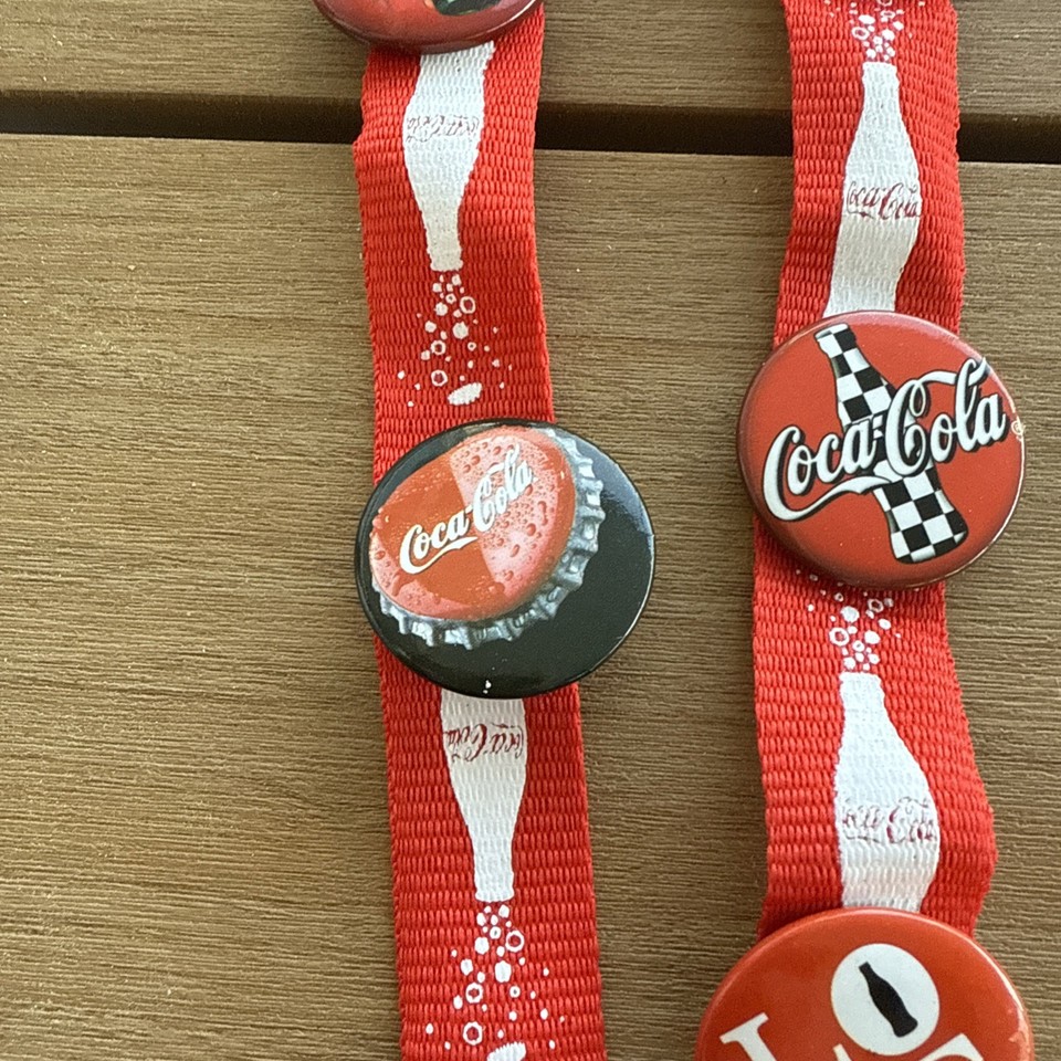 Coca Cola 125 Years Lanyard With Mini Pin Lot | eBay