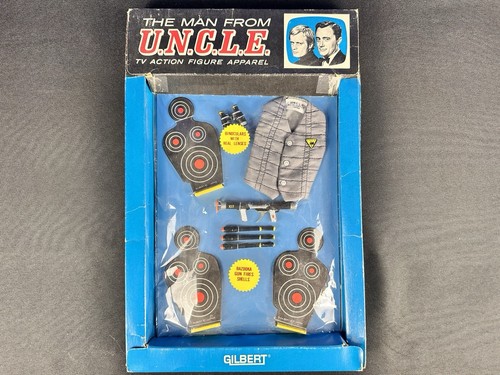 1965 Gilbert MAN FROM UNCLE Action Figure Apparel Target Set U.N.C.L.E ...