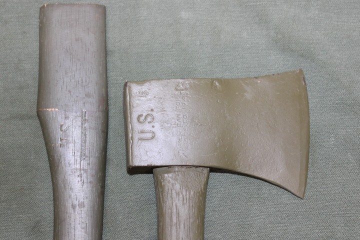 US Military Issue WW2 ARMY USMC HATCHET AXE with Extra Handle JK38 | eBay