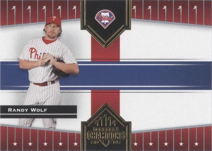 2005 Donruss Champions - Randy Wolf #385 for sale online | eBay