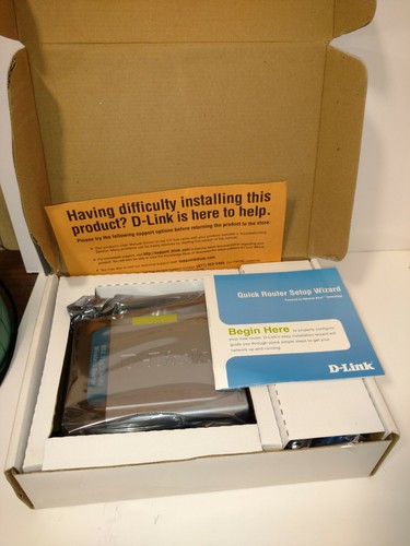 D-Link DI-524 Wireless 54 Mbps High Speed Router 4-Port 802.11g, 802.1b ...