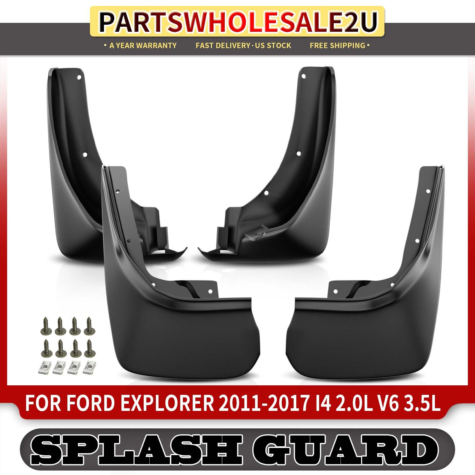 Splash Guards Mud Flaps Mud Guards MudGuard for Ford Explorer 2011-2018 ...