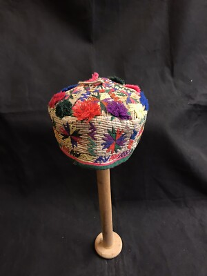 Afghan handmade kuchi kids hat, vintage hat, skull duppi hat, ethnic ...