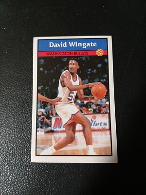 1992-93 Panini Stickers Washington Bullets Basketball Card #192 David ...