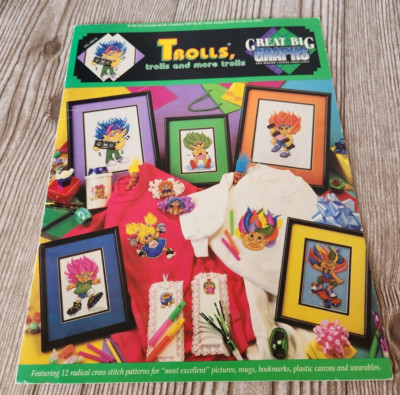 Great Big Graphs Trolls More Trolls Counted Cross Stitch Patterns | eBay