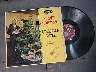 Merry Christmas Lawrence Welk CRL 57093 Coral Records Vinyl Record Lp Vintage 33 | eBay