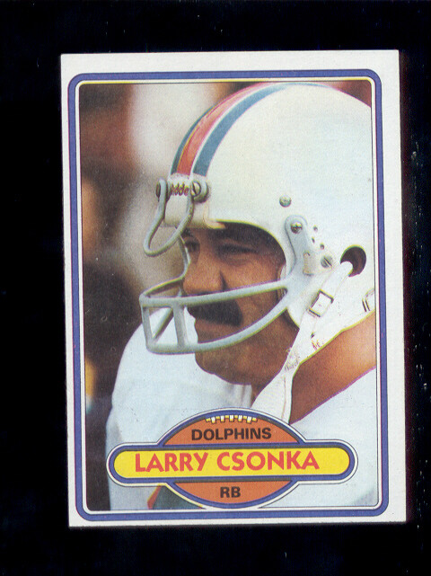 1980 Topps LARRY CSONKA Miami Dolphiins Card | eBay