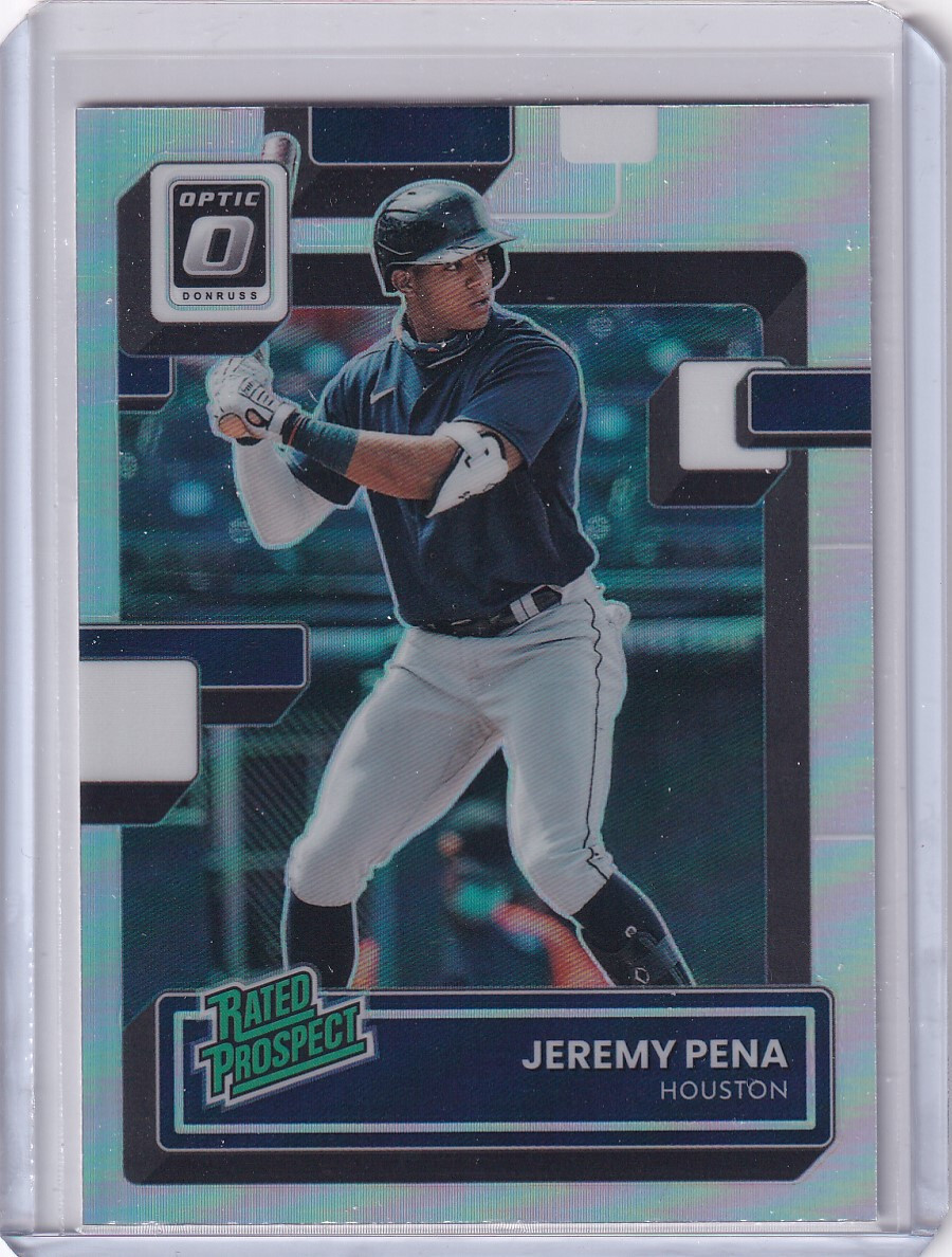 Jeremy Pena 2022 Donruss Optic Rated Prospect Silver Holo Prizm $1.50 ...
