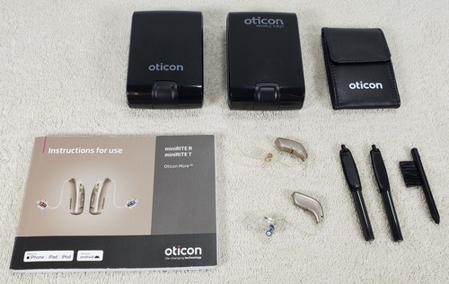 OTICON OPN S2 HEARING AIDS W/ CASE, MANUAL, CLEANING TOOLS | eBay