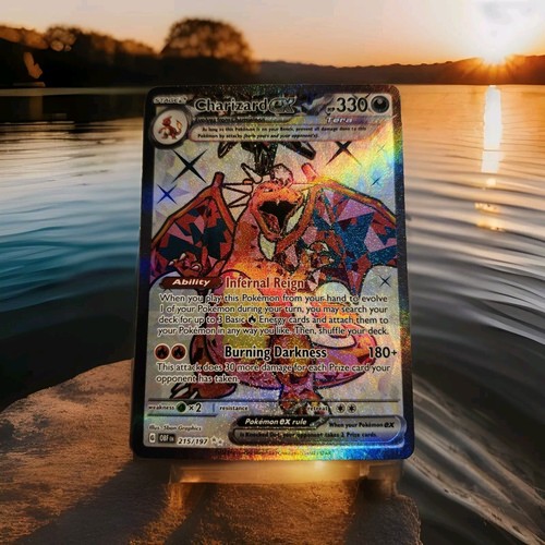 Charizard ex 215/197 Obsidian Flames Ultra Rare Holo Pokemon TCG Card ...