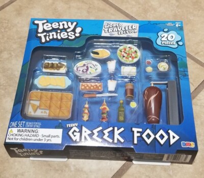 Teeny Tinies TEENY GREEK FOOD Mini Food 20pc Playset | eBay