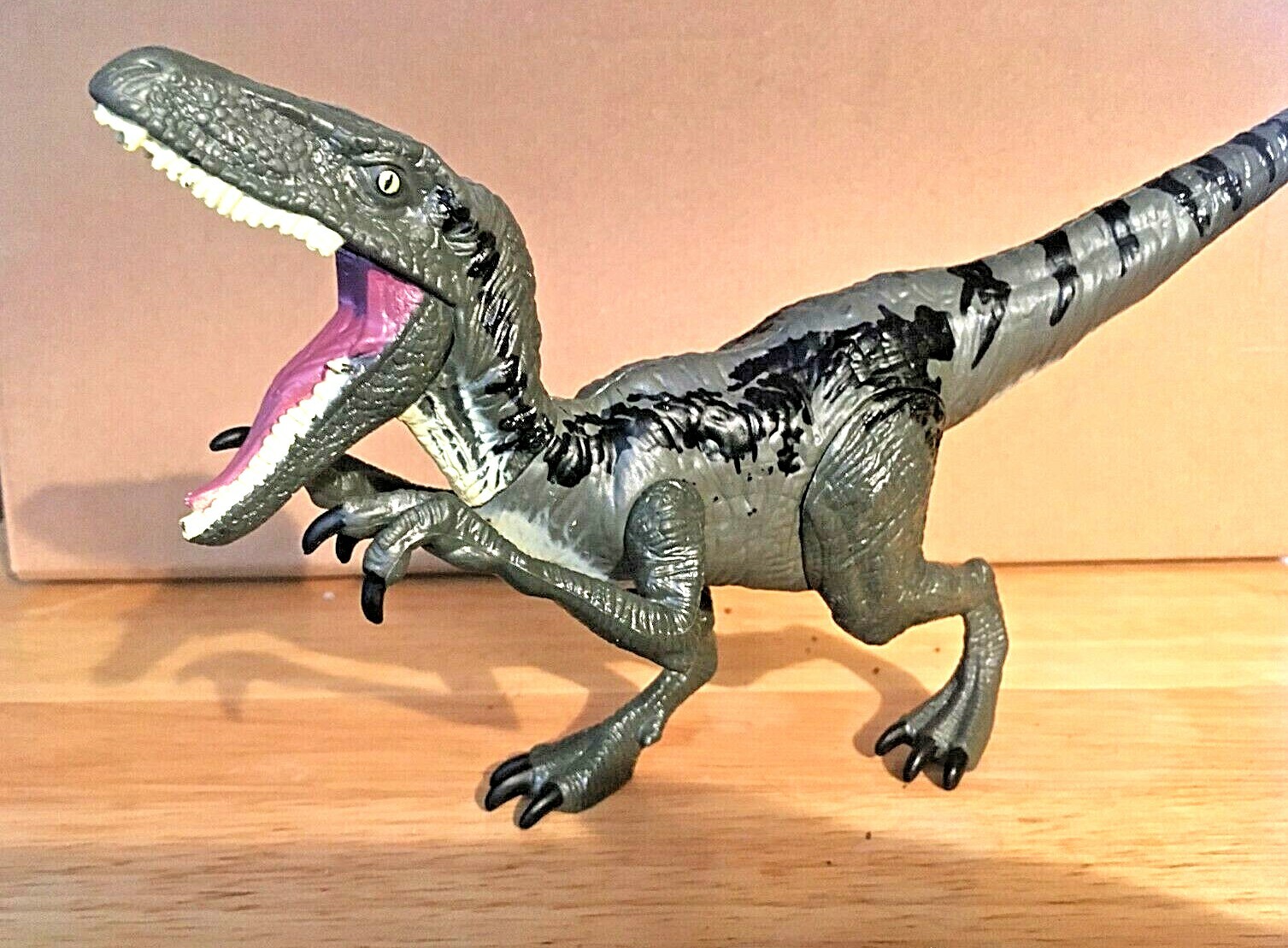 Jurassic World Target Exclusive BLUE Velociraptor 2015 Hasbro JW Raptor ...