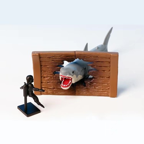 New 4 Pcs/Set TAKARA TOMY A.R.T.S JAWS 3 Movie Figure Capsule Toys Gift ...