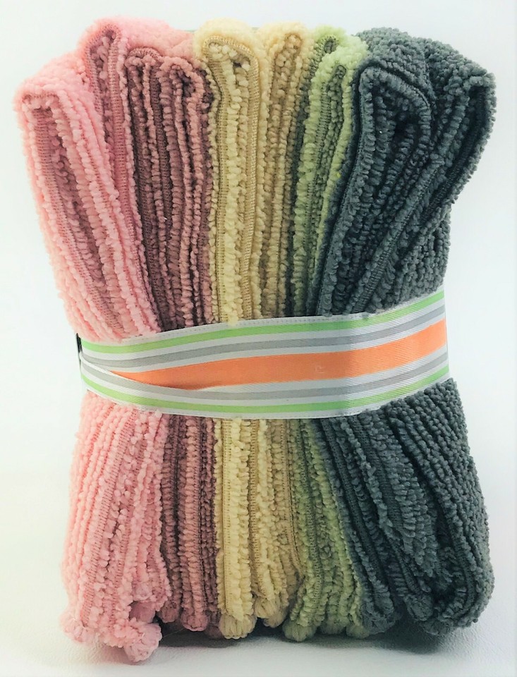 Microfiber Soft Absorbent All-Purpose Cleaning Cloth 10pc or Kitchen ...