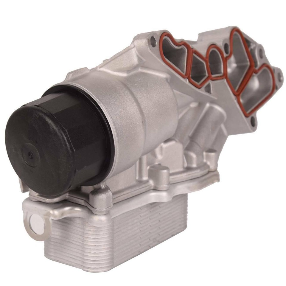 Engine Oil Filter Housing w/ Oil Cooler Fits Mercedes W203 X164 W164 ...