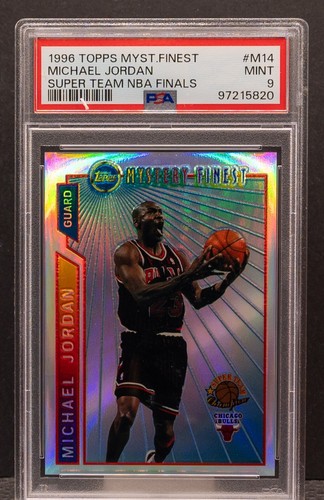 5820 Michael Jordan 1996 Topps Mystery Finest M14 Super Team NBA Finals ...