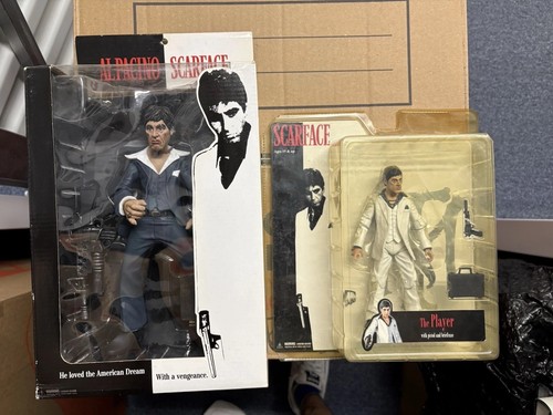 Mezco Scarface Tony Montana The Player 6" And The Enforcer 10" Figure ...