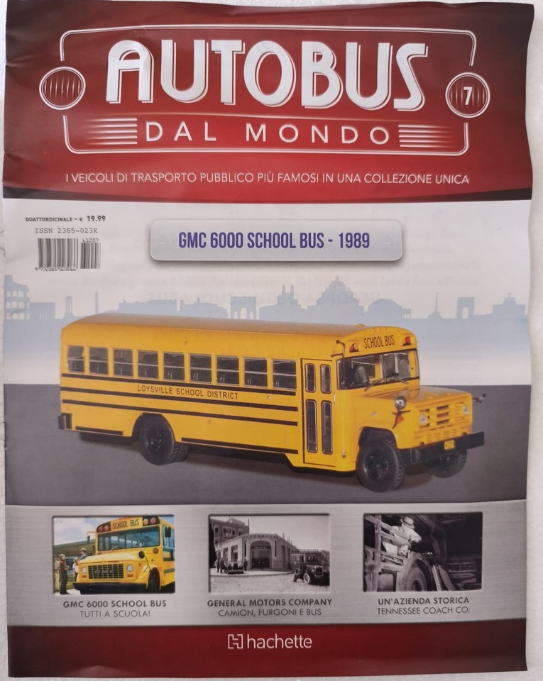 GMC 6000 SCHOOL BUS (1989), BUSES OF THE WORLD, SALVAT, 1:43 DIE CAST ...