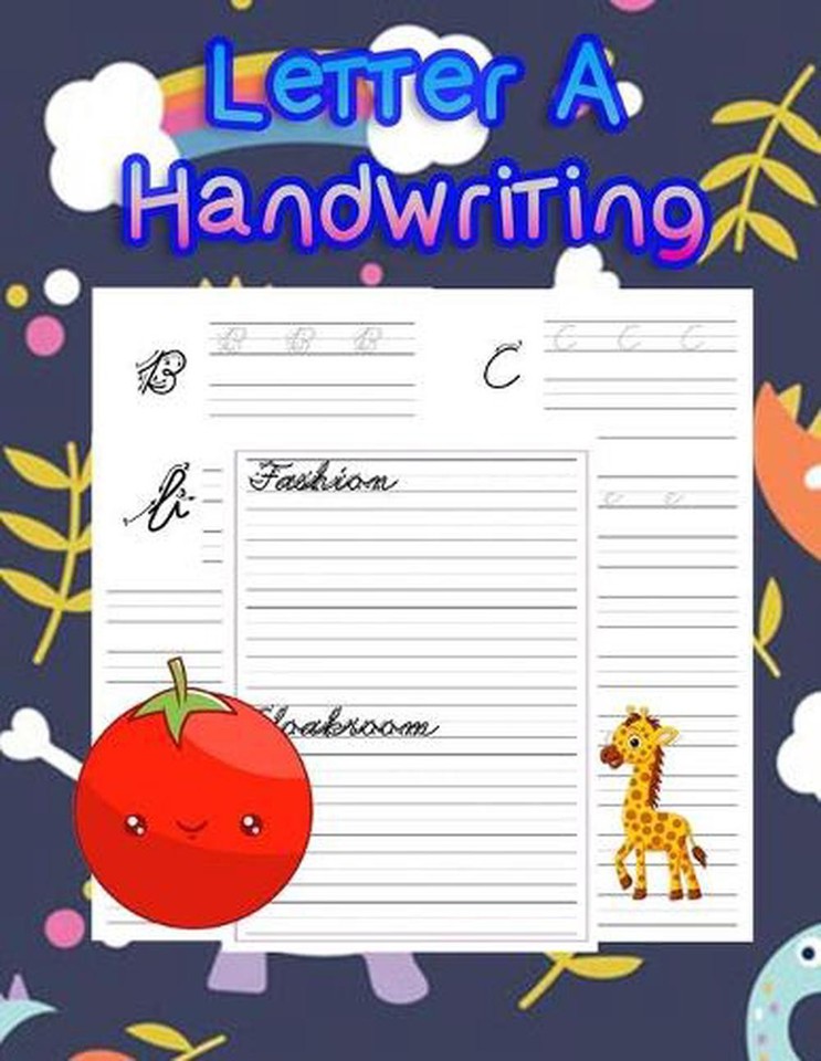 Letter A Handwriting: handwriting tracing workbook-handwriting practice ...