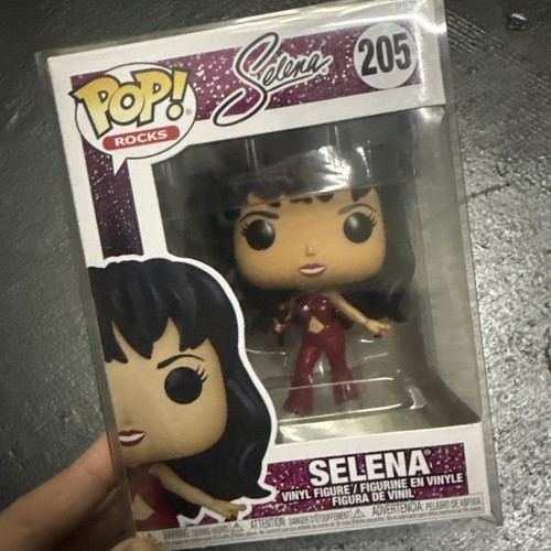 Funko Pop Rocks Selena #205 Vinyl Figure Burgundy Sparkle Outfit W ...