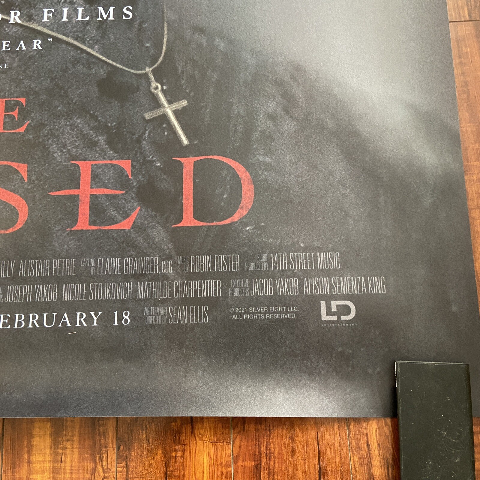 THE CURSED 2022 Horror Film, Bus Stop Original Release Movie Poster ...