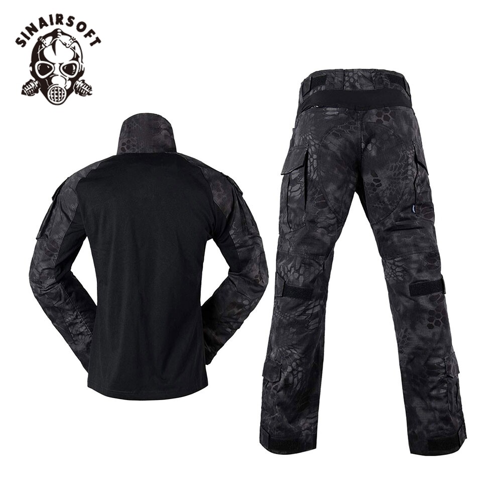 Mens Airsoft Tactical Gen3 G3 Combat Suit Shirt & Pants BDU Uniform ...