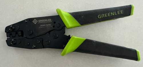 Greenlee PA1600 Crimper with 14-24 AWG Terminal Die Set | eBay