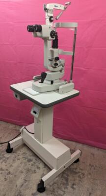 Topcon SL-D4 Slit Lamp w Reichert CT210 Tonometer on Power Lift Table ...