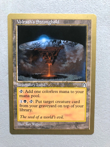 Mtg Carte Magic WCD Slemr Volrath's Stronghold Gold Border NM | eBay