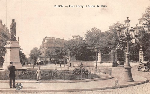 CPA DIJON Place Darcy et statue de Rude | eBay