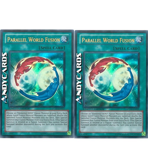 2x PARALLEL WORLD FUSION • Ultra R • LC02 EN011 Yugioh | eBay