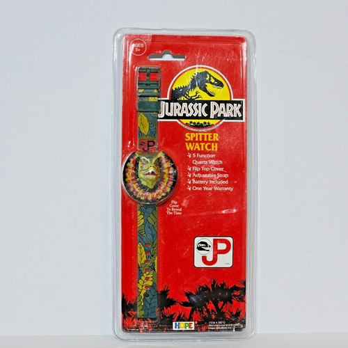 1992 1993 Jurassic Park Dinosaur Spitter Flip Top Collectors Watch HOPE ...